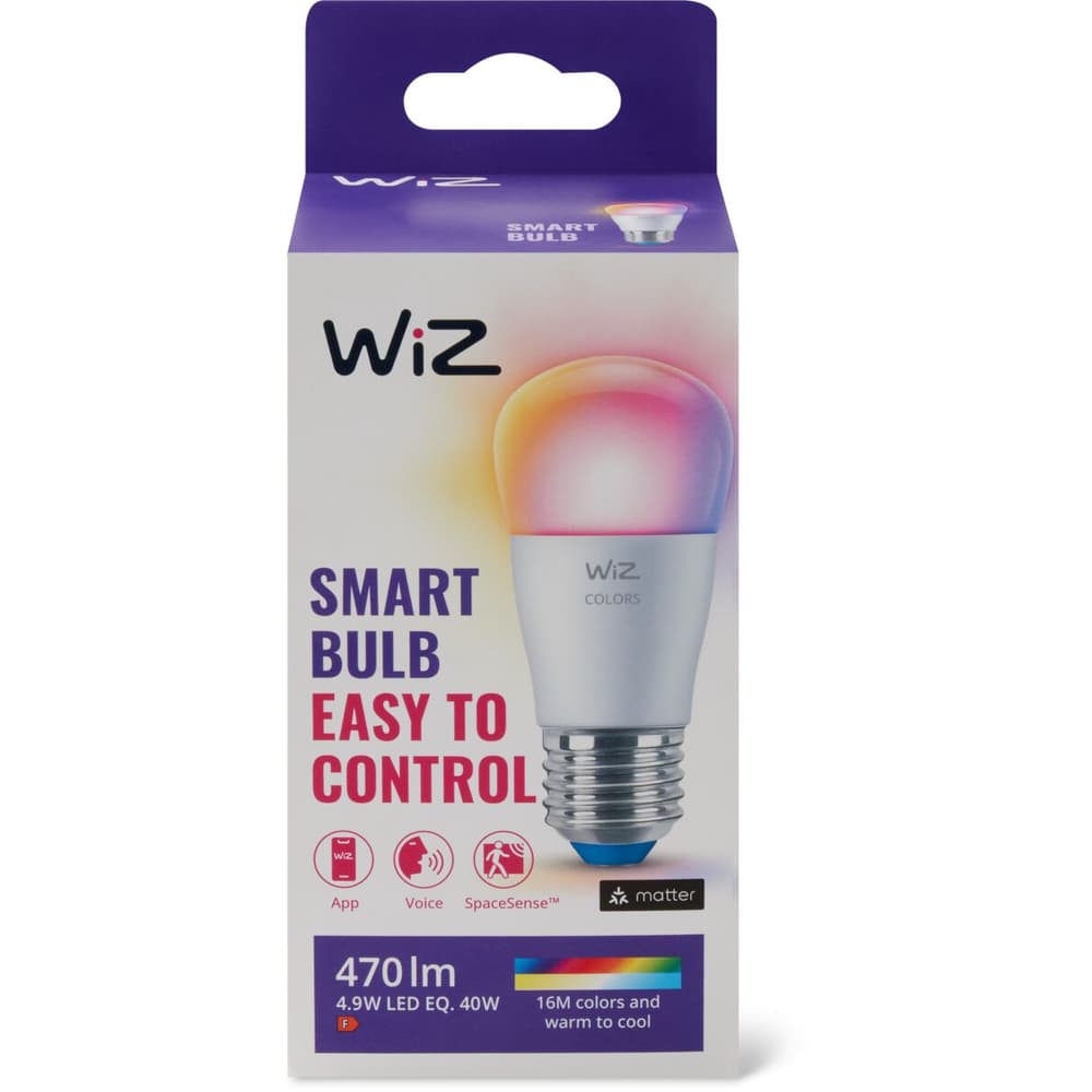 WIZ LED RGB P 45 E27 • Migros