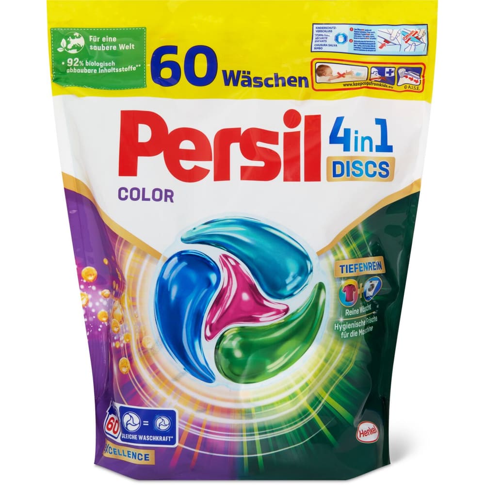 Persil Color · Capsule detergent · 60 wash cycles • Migros