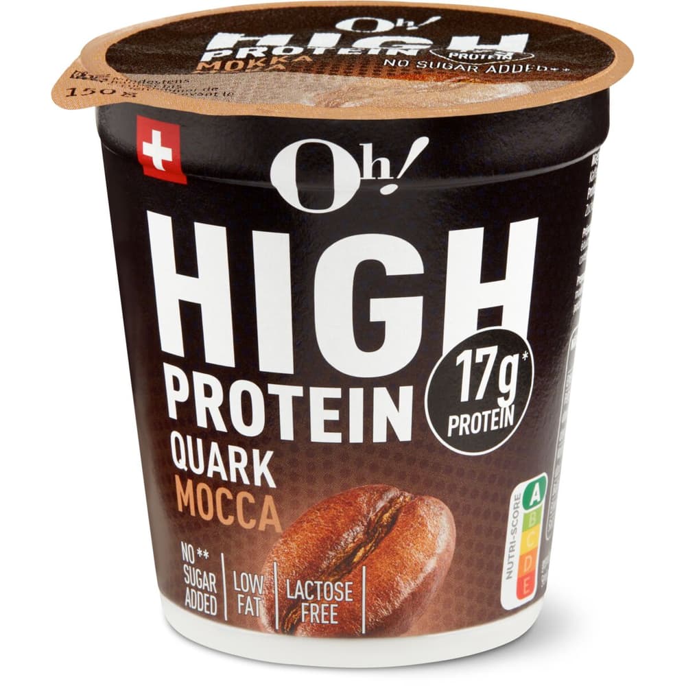 Oh! · High Protein Magerquark · Mokka • Migros