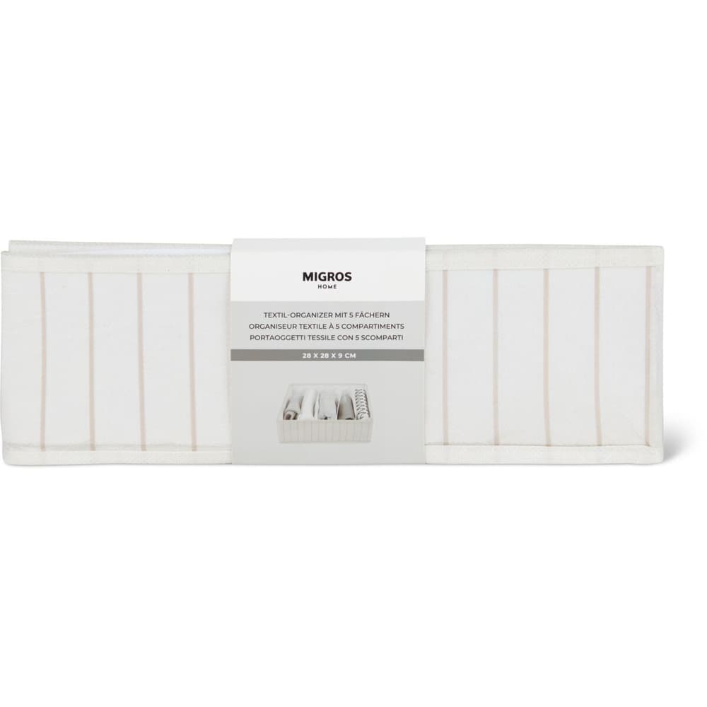 MIGROS HOME · MHOME Wäscheaufbewahrungsbox 5 Fächer • Migros