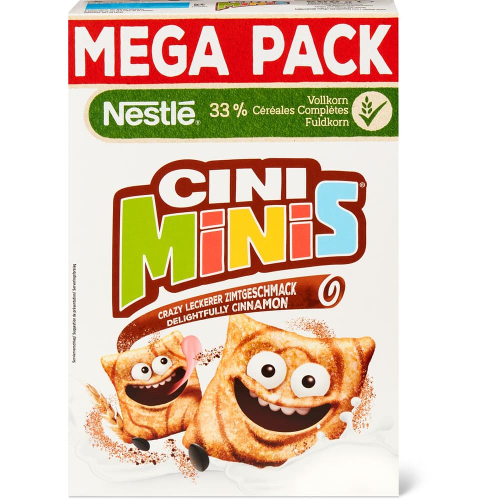 Cini-Minis · Getreide aus Vollkornweizen und Reis, mit Zimt • Migros