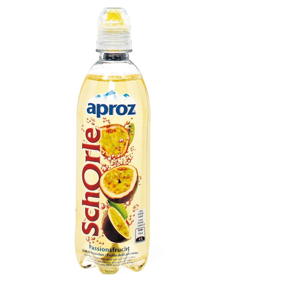 Aproz Schorle · Mineralwasser mit Kohlensäure und 30% Fruchtsäften ...