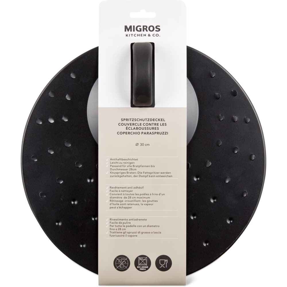Migros Kitchen & Co. · Splash guard lid · ø 30cm • Migros
