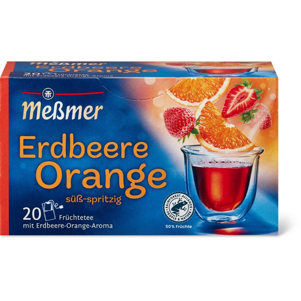 Messmer · Fruit tea · strawberry orange • Migros