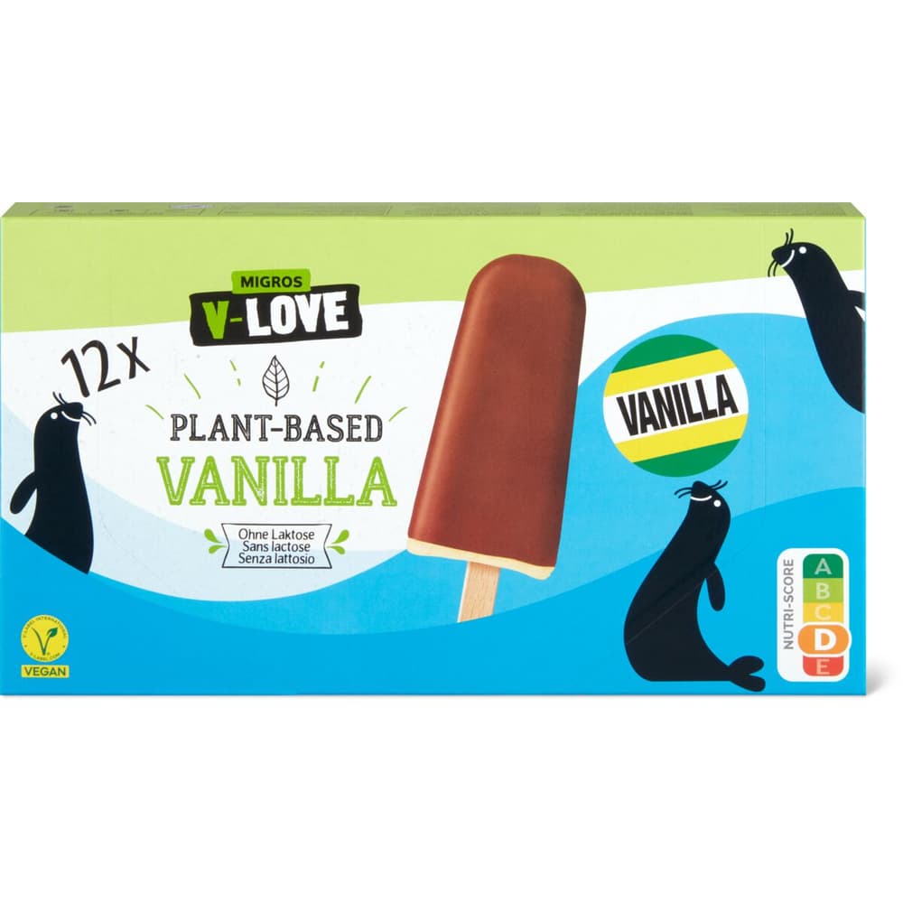 V-Love · Glace comestible · vanille • Migros