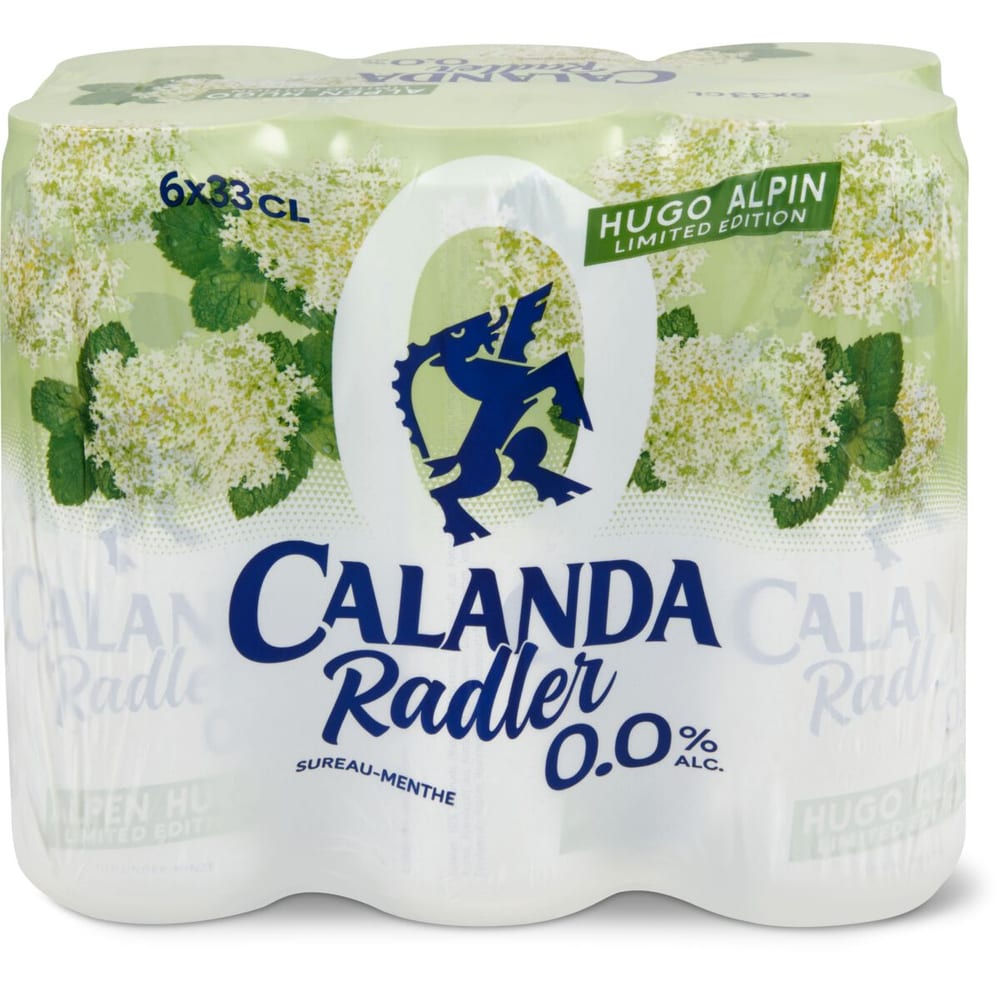 Calanda Radler 0.0% · Bière aromatisée · sans alcool - Hugo Alpin ...