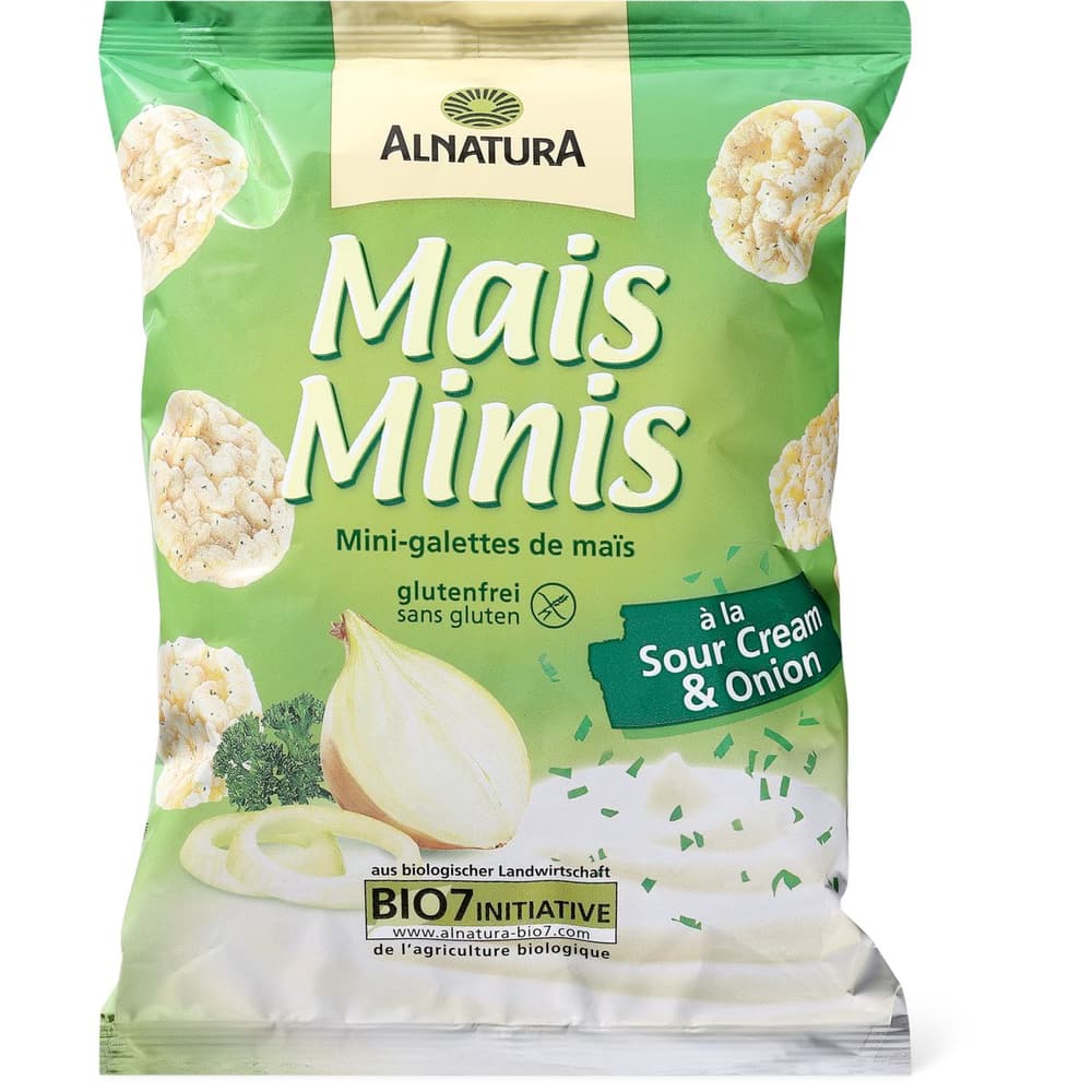 Alnatura · Mini maïs sour cream & onion • Migros