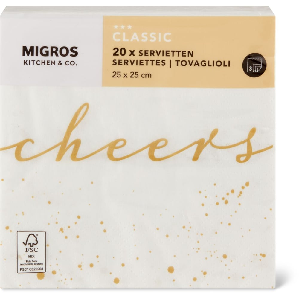 MIGROS KITCHEN & CO. · Serviettes • Migros