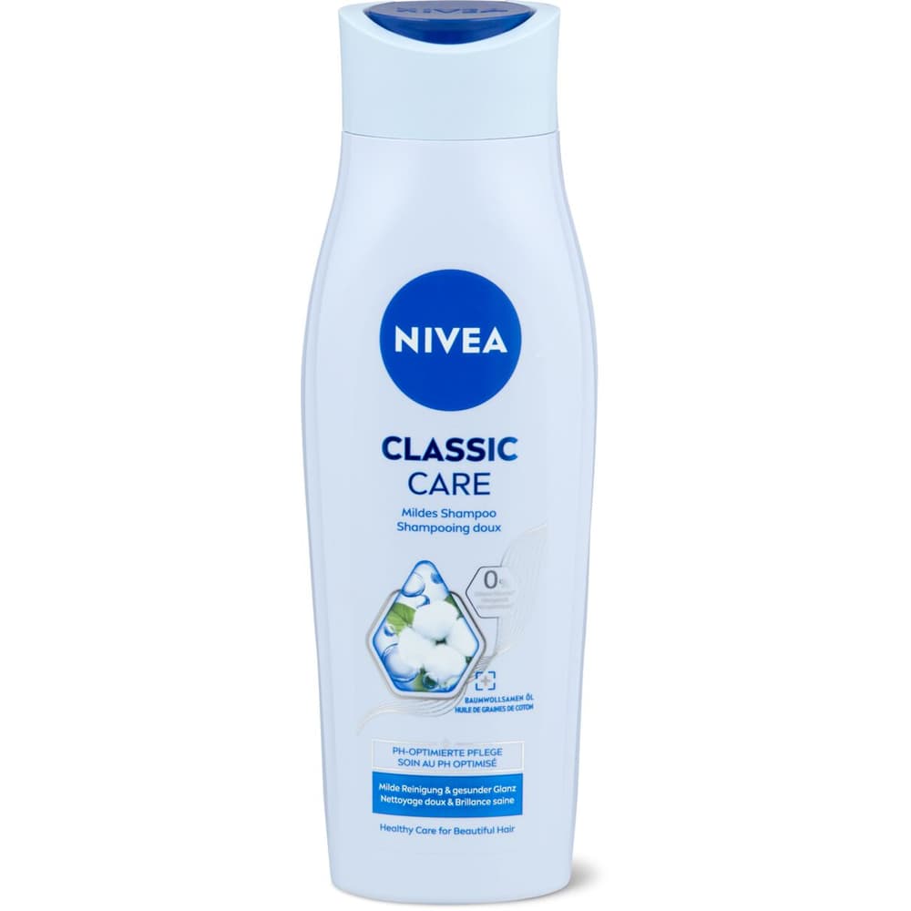 Nivea Classic Care · Shampoo · Normal hair • Migros