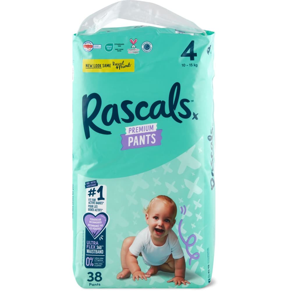 Rascal+Friends Premium · Pannolini Pants · Size 4, 10-15kg • Migros