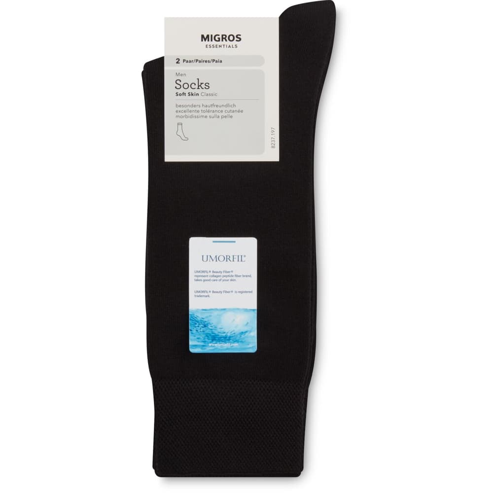 MIGROS ESSENTIALS · Men's socks Soft Skin 2-prs • Migros