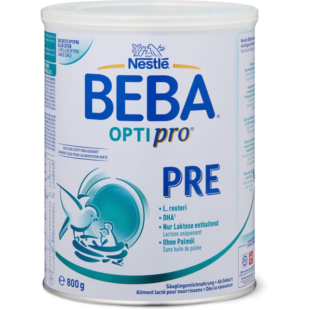BEBA Optipro PRE · First infant milk · From brith • Migros