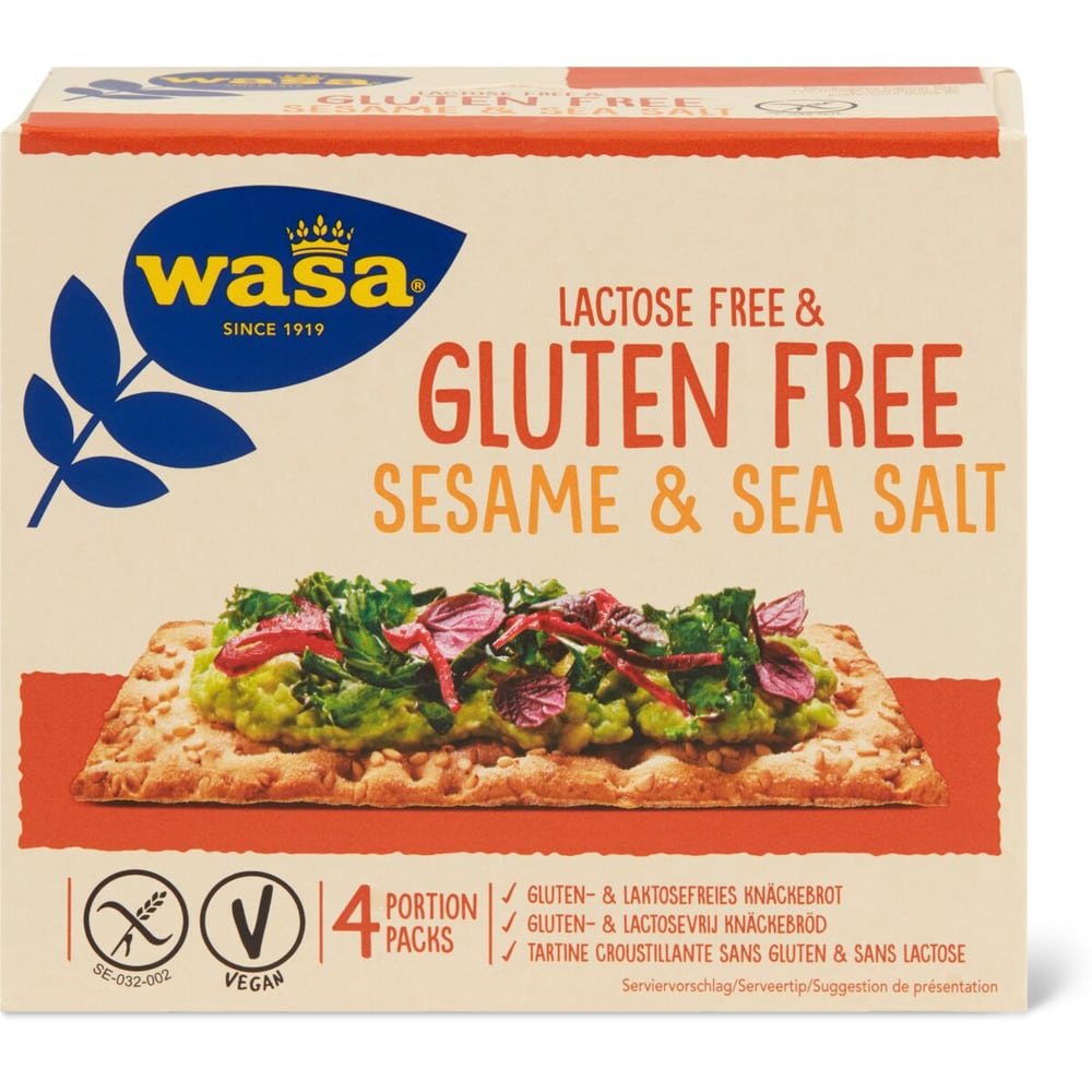 Wasa · Pane croccante · sesamo e sale marino • Migros