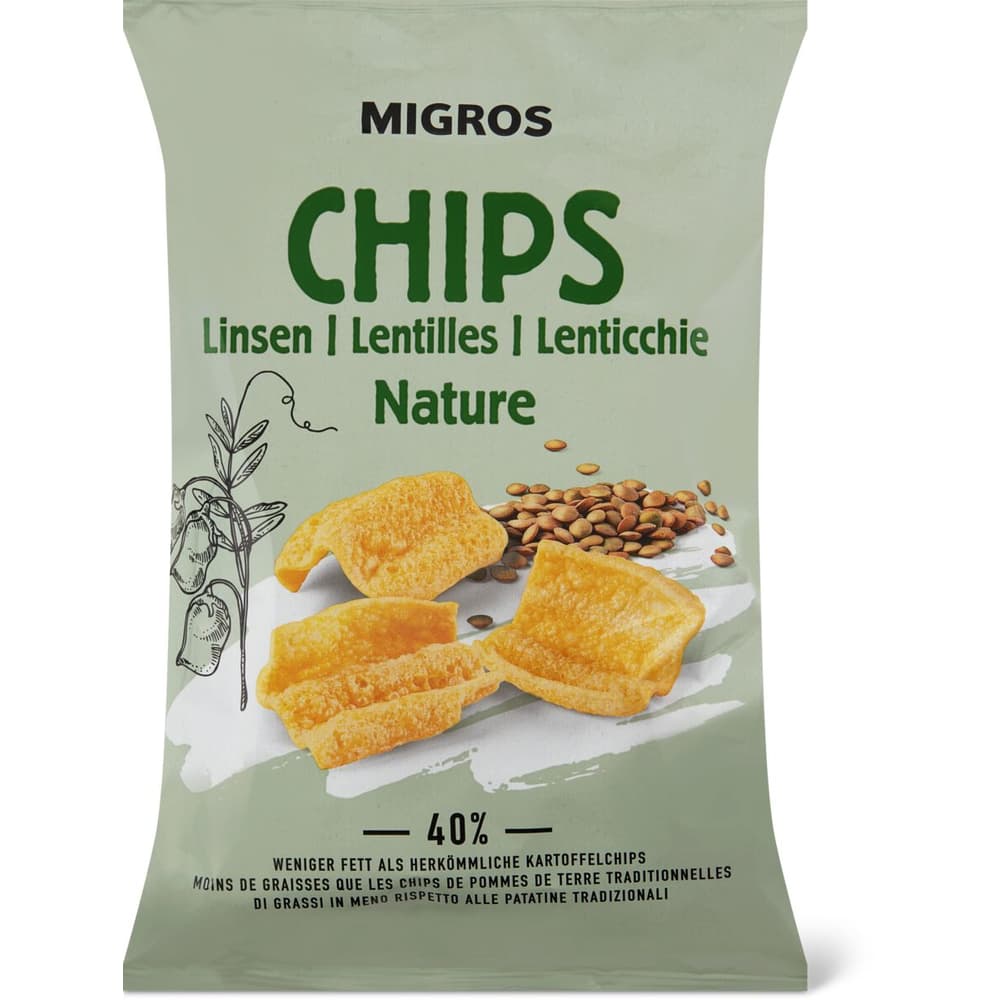Migros · Chips Linsen · Nature • Migros