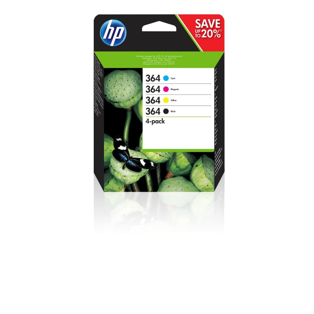 HP N9J73AE - Combopack · Ink cartridge 364 · 4 colors - 300/250 pages ...