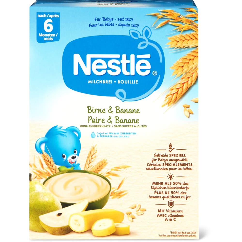Buy Nestlé · Baby cereal with milk · after 6 months, pyjama, banana ...