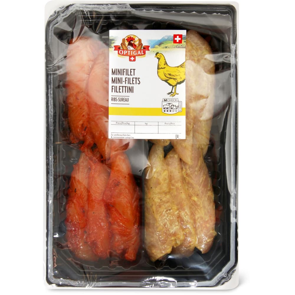 Optigal Poulet mini Filets Ribs holunder • Migros