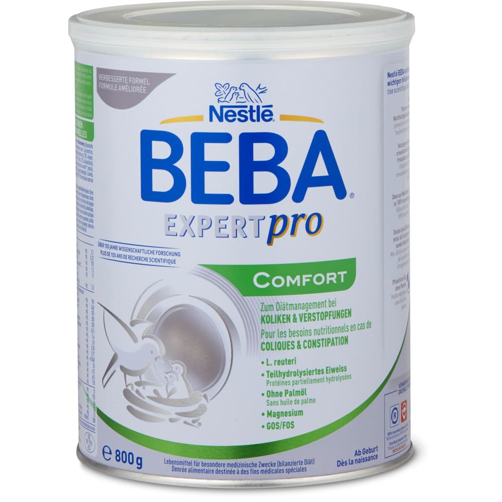 BEBA Comfort · First infant milk · From brith • Migros