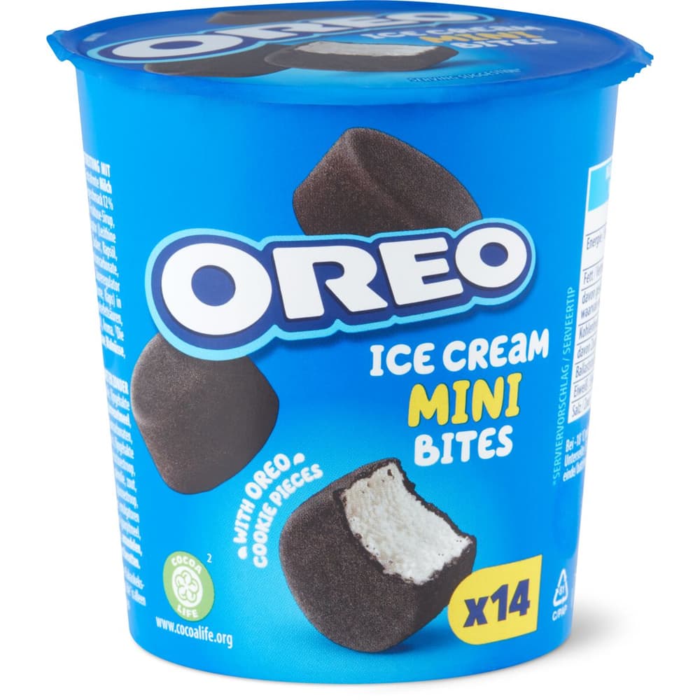 Oreo Mini Bites · Eiscremehäppchen · mit OREO-Keksstücken • Migros