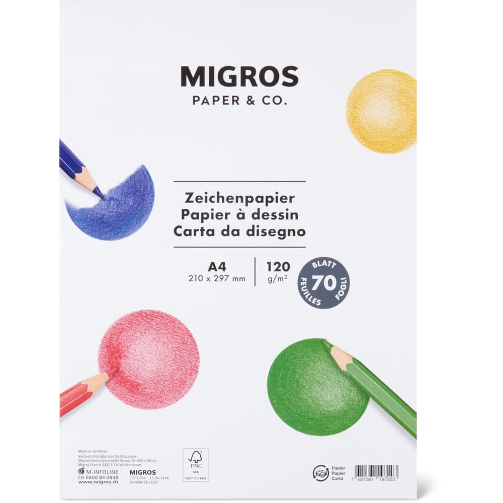 Drawing + craft paper • Migros Online