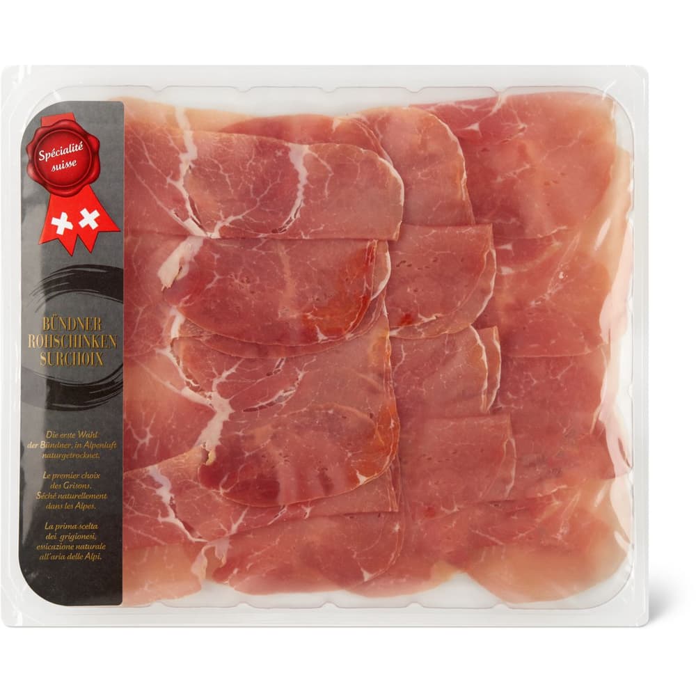 Spécialité Suisse · Bündner Rohschinken · Surchoix • Migros Online