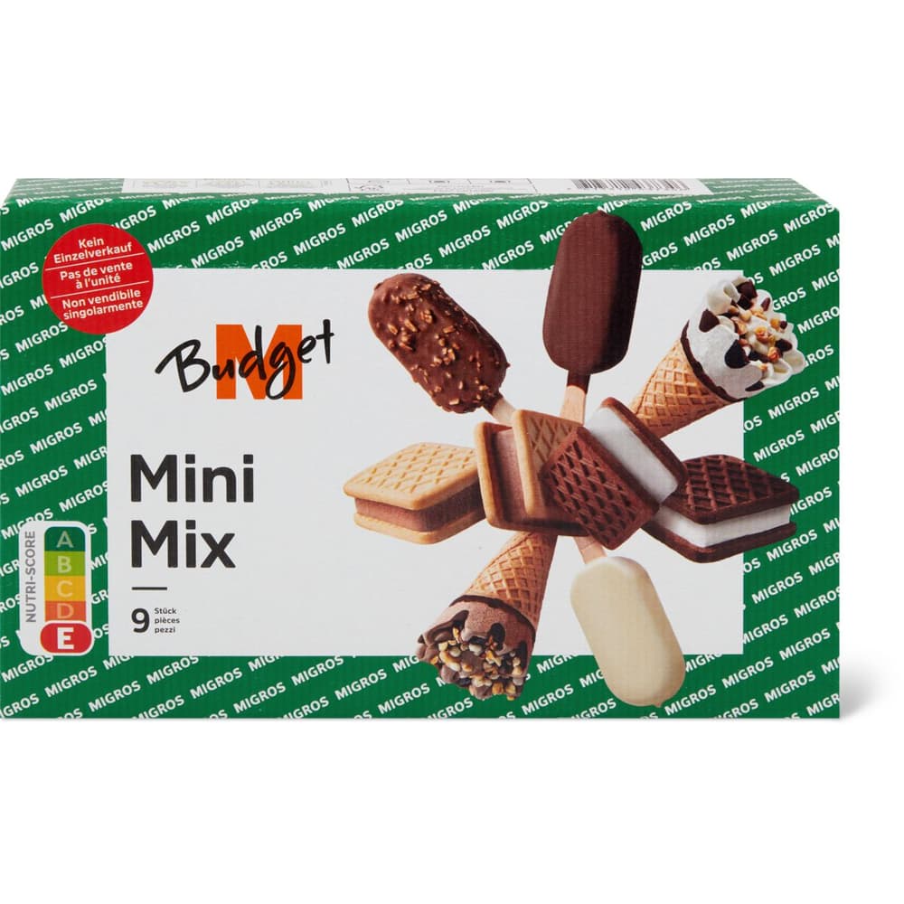 M-Budget · Glace · Mini Mix • Migros
