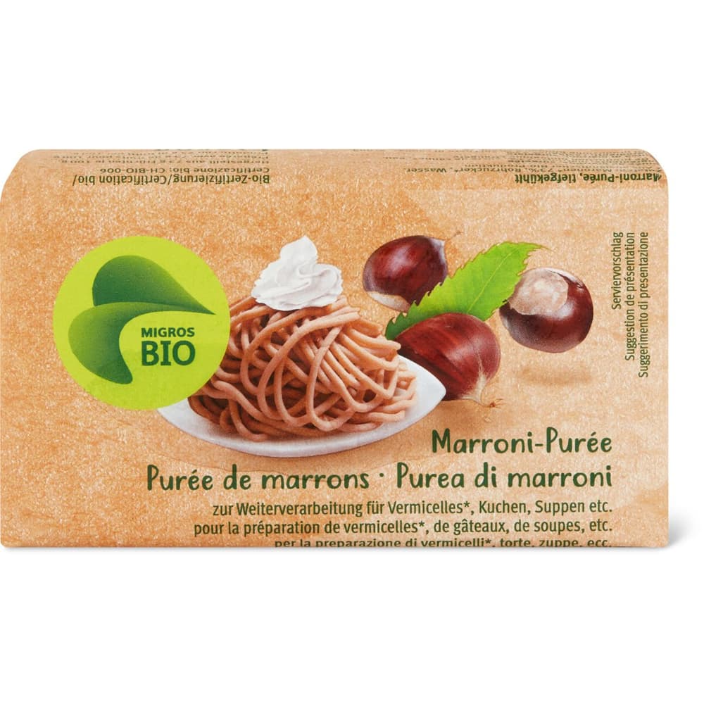 Migros Bio · Marroni purée • Migros Online