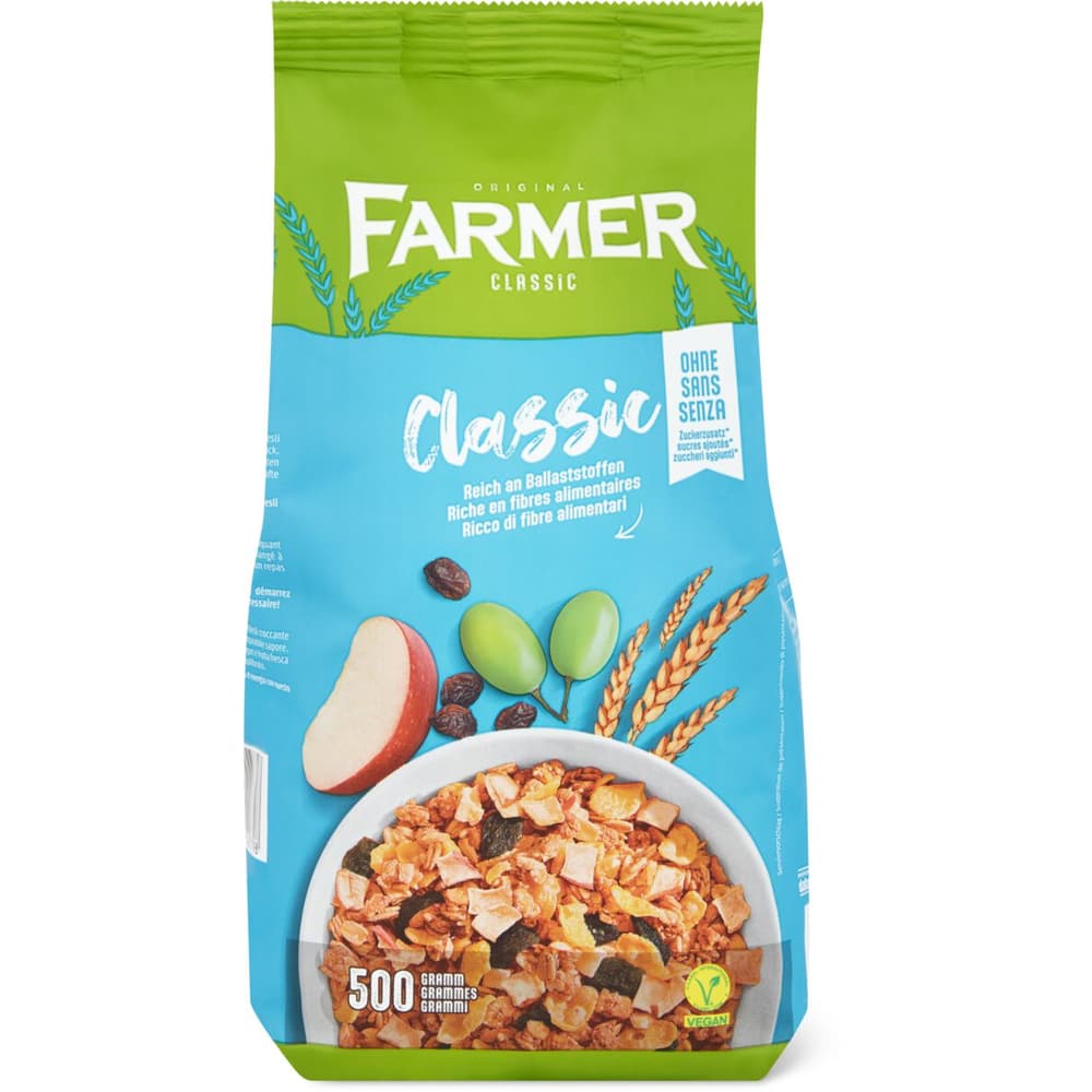 Farmer Classic · Muesli croccante · al naturale • Migros