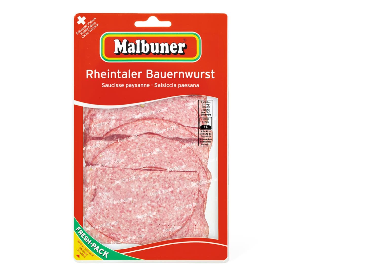 Malbuner Rheintaler Bauernwurst • Migros Online