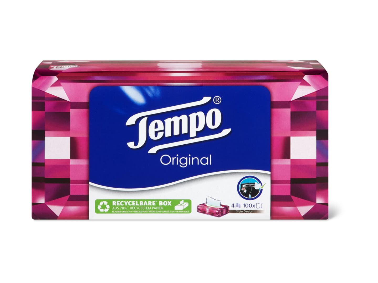 Acquista Tempo Original · Fazzoletti di carta · Box - 4 strati • Migros