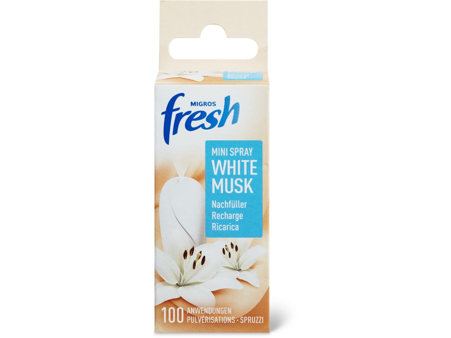 Kaufen Migros Fresh Mini Spray · Nachfüller · White Musk • Migros