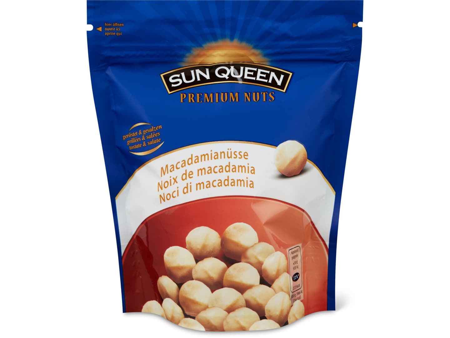 Kaufen Sun Queen Premium Nuts · Macadamia Nüsse · geröstet und gesalzen ...