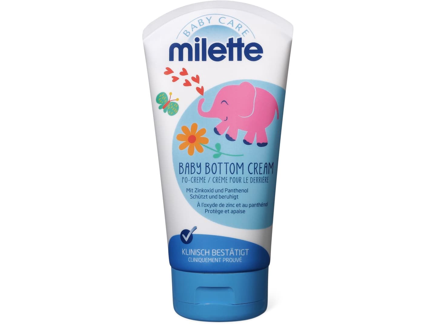 Acquista Milette Baby Care · Crema per il sederino · Con ossido di zinco e camomilla • Migros