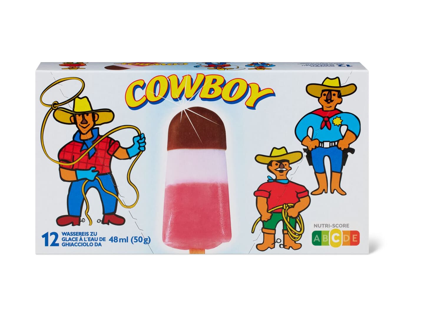 Buy Cowboy · Water ice · with strawberry and melon aroma • Migros