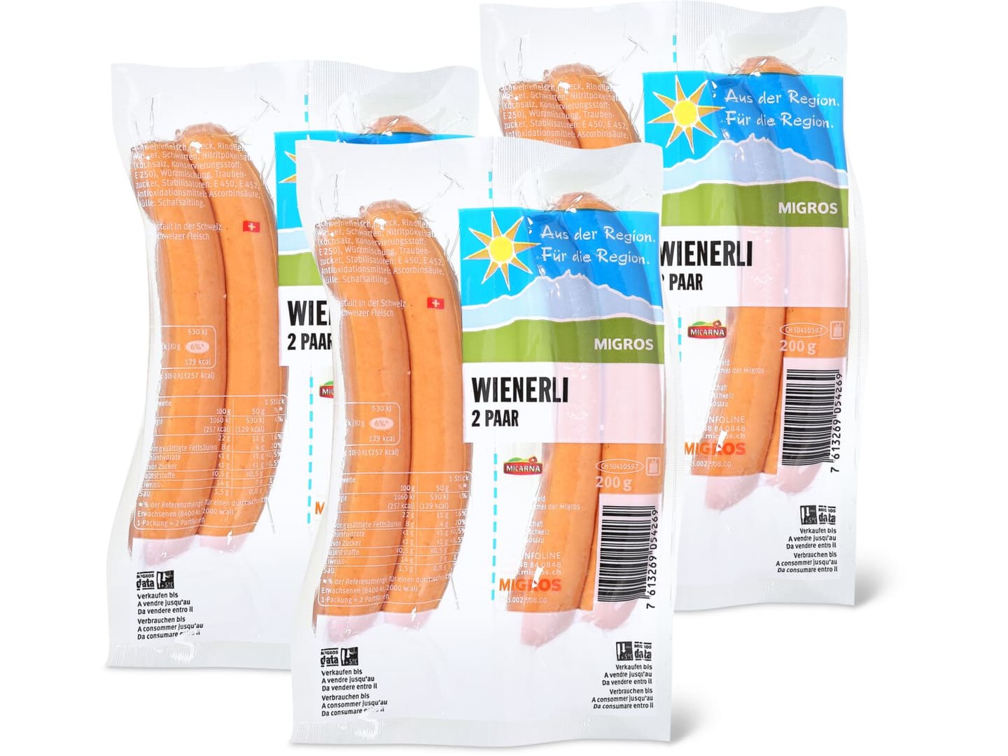Wienerli 3x2 Stück • Migros