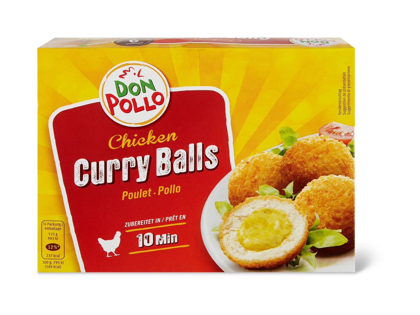 Kaufen Don Pollo · Poulet Curry Bols paniert, vorfrittiert • Migros