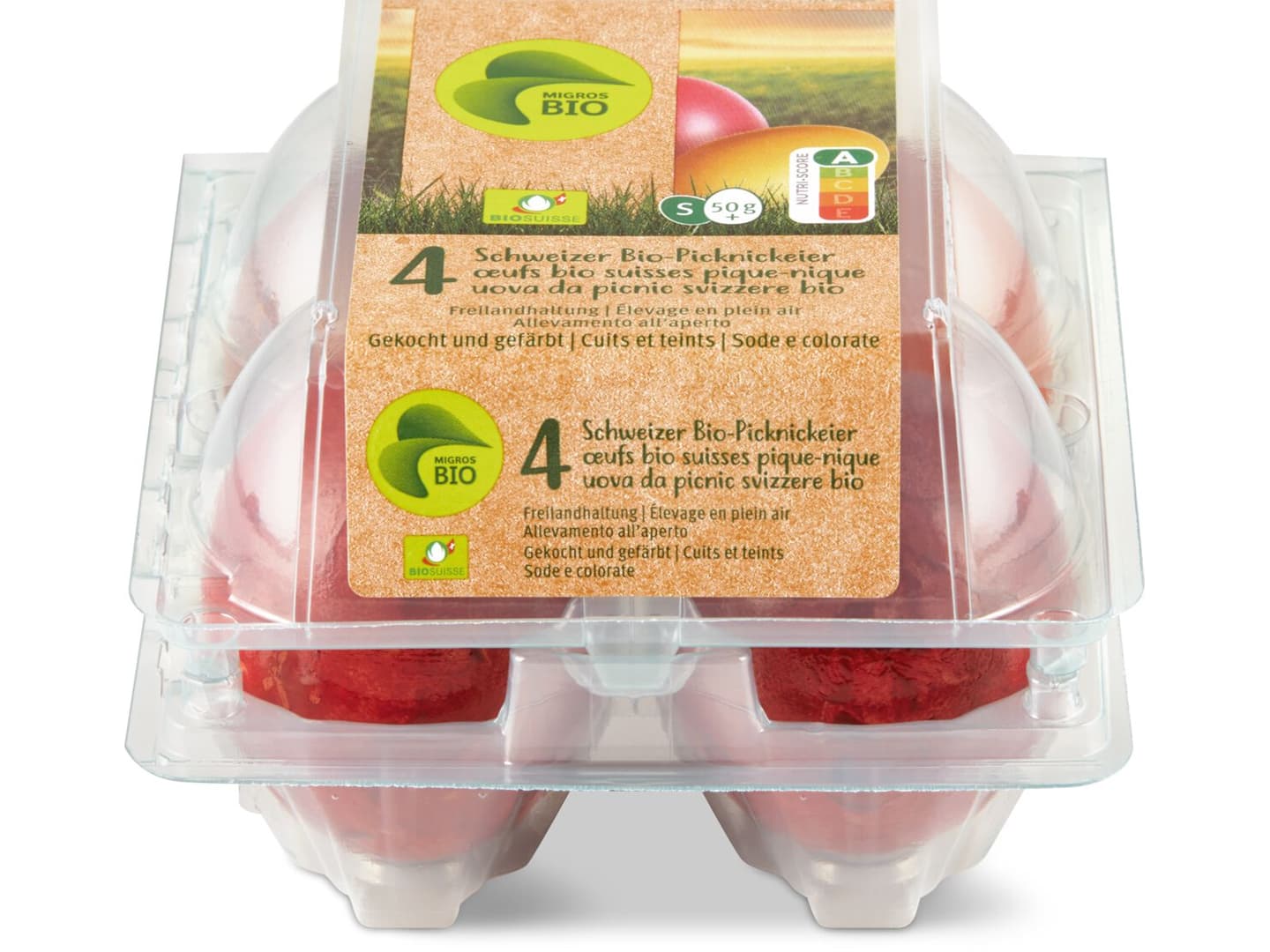 Kaufen Migros Bio · Schweizer Eier S · Freiland, gekocht & gefärbt • Migros
