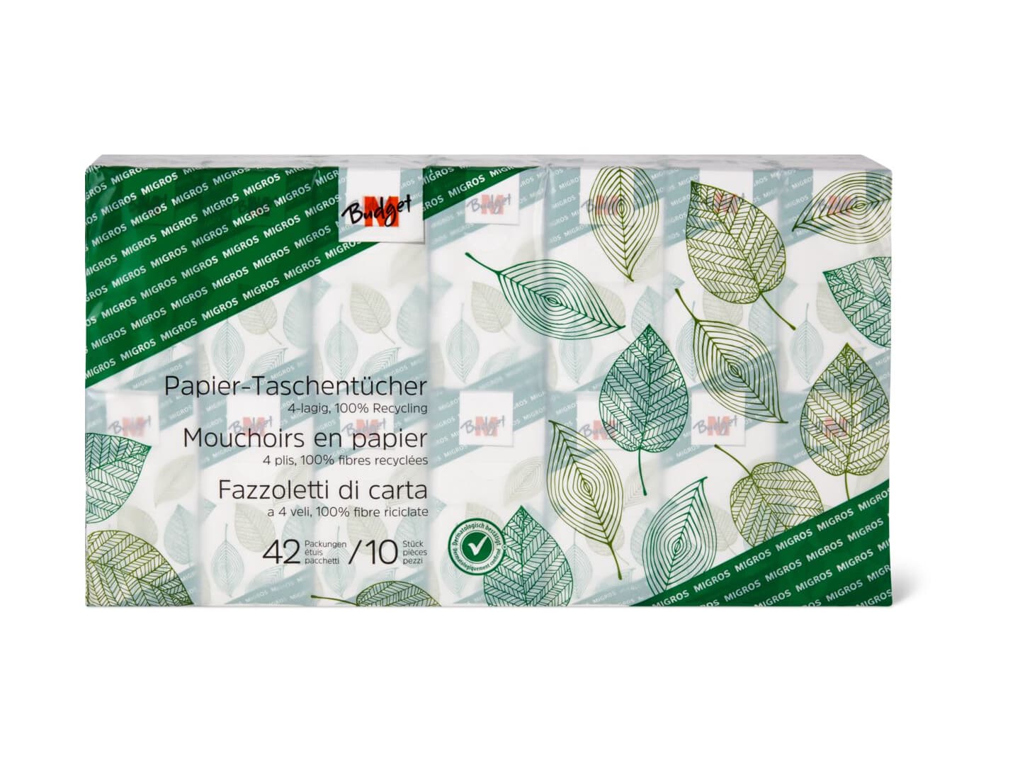Acquista M-Budget · Fazzoletti di carta · 100% fibre riciclate, 10 ...
