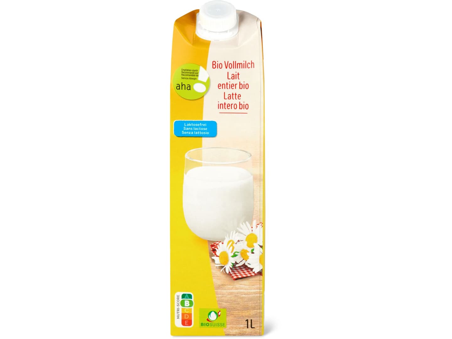Migros Bio aha! · Lait entier · UHT • Migros