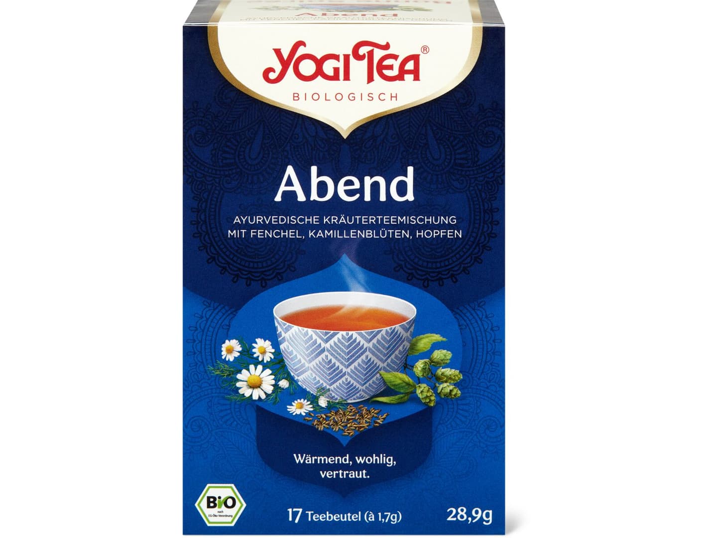 Kaufen Yogi Tea · Kräuter- und Gewürzteemischung · Abend Tee • Migros