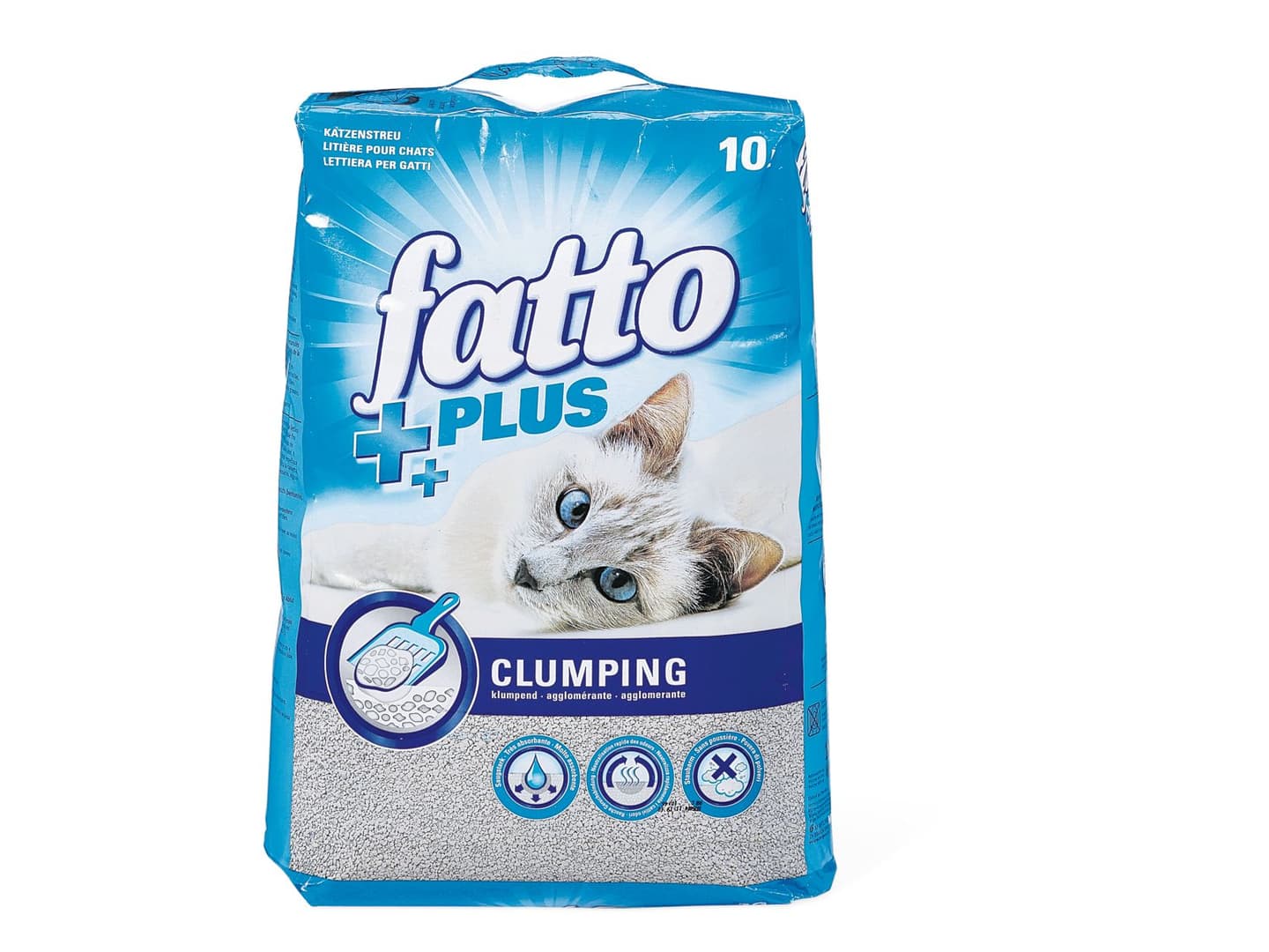 Buy Fatto plus · Cat Litter · Clumping • Migros
