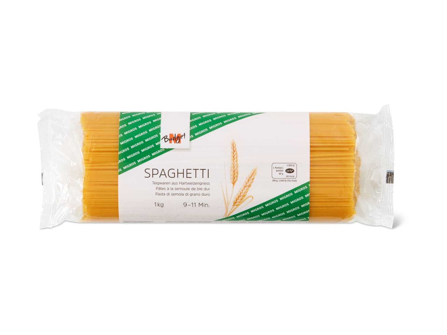 M-Budget · spaghetti • Migros