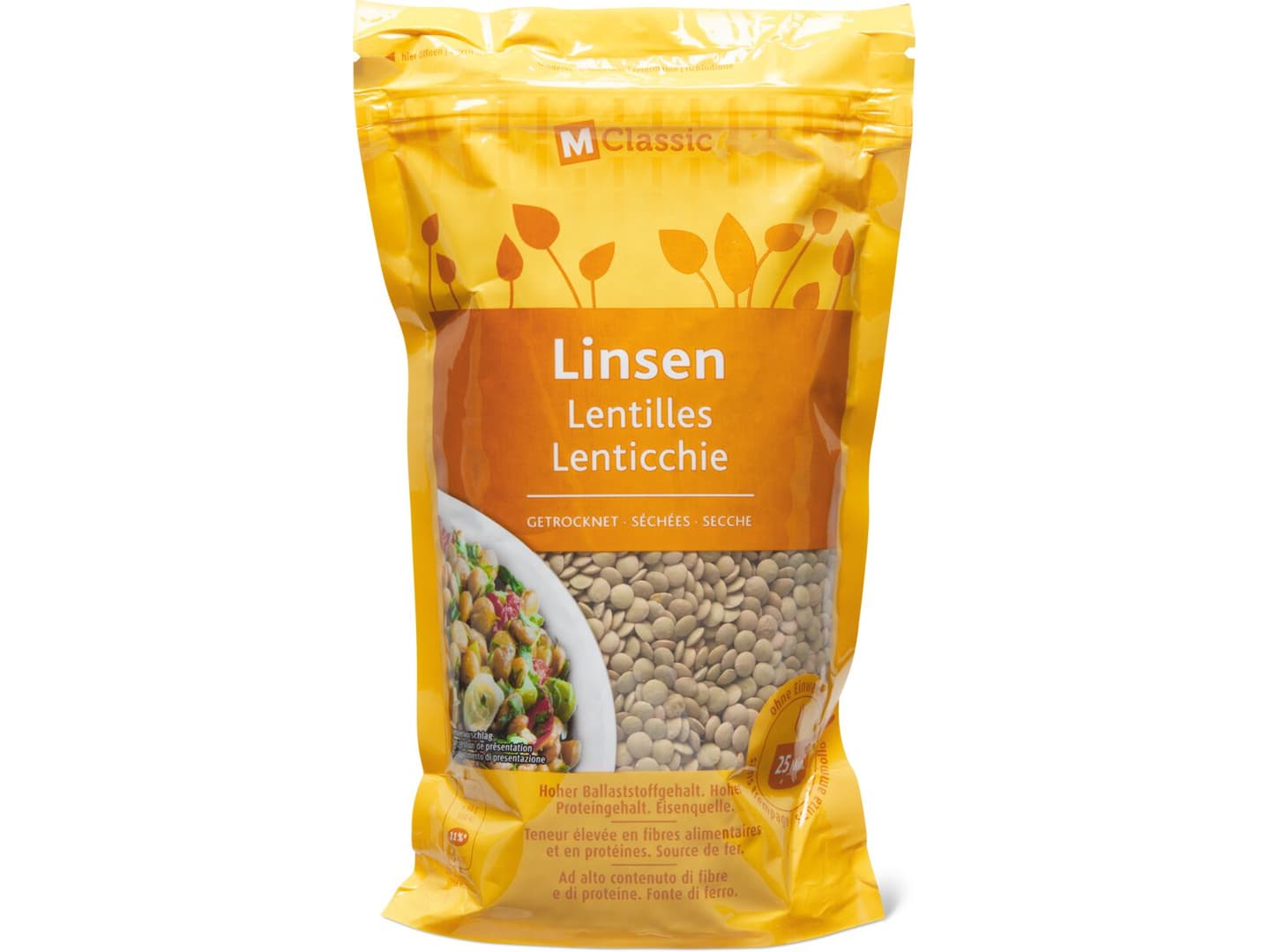 Achat M-Classic · Lentilles · Séchées • Migros