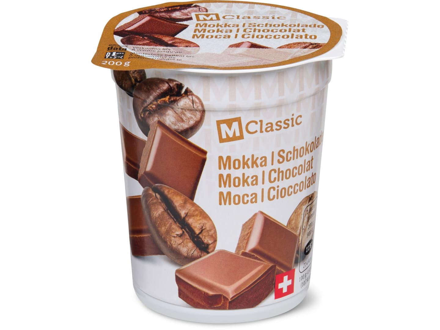 Achat M-Classic · Yogourt · Mocca & Chocolat • Migros