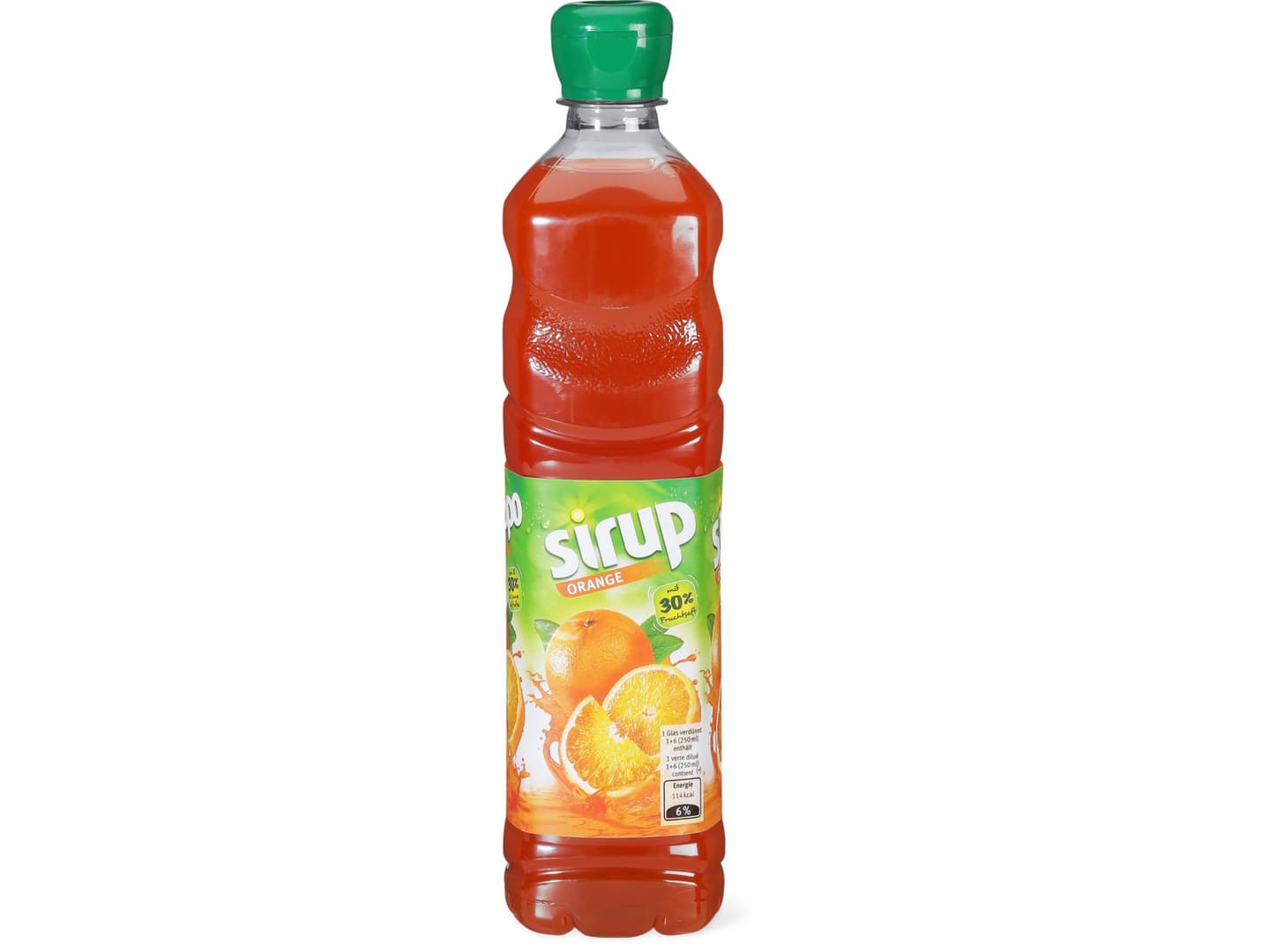 Sirup · Sirop · Orange avec 30% de jus de fruit • Migros