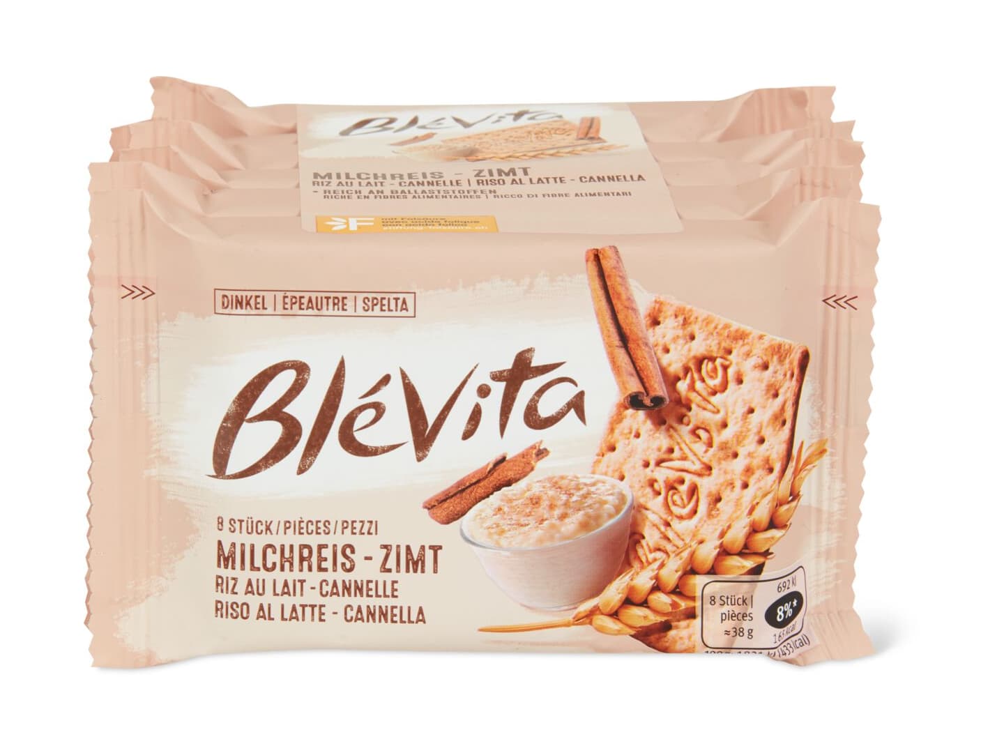 Achat Blévita · Biscuit à l'épeautre · Lait-cannelle • Migros
