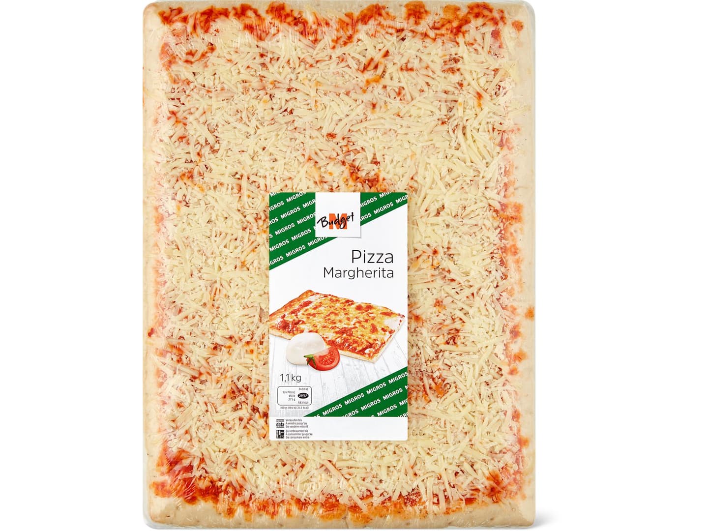 Kaufen M-Budget · Pizza mit Tomatensauce und Mozzarella · Margherita ...