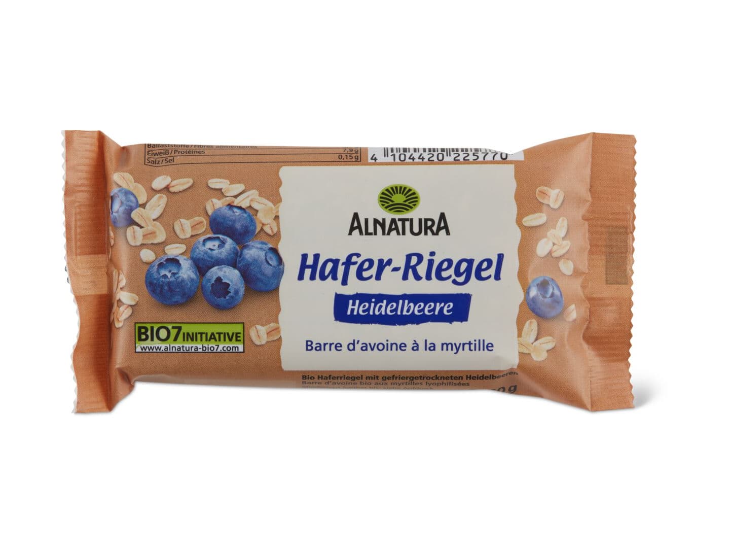 Kaufen Alnatura · Hafer Riegel Heidelbeere • Migros