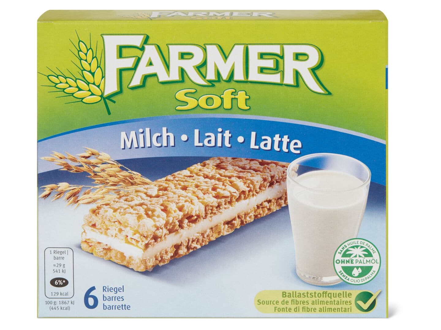 Kaufen Farmer Soft · Getreideriegel · Milch • Migros