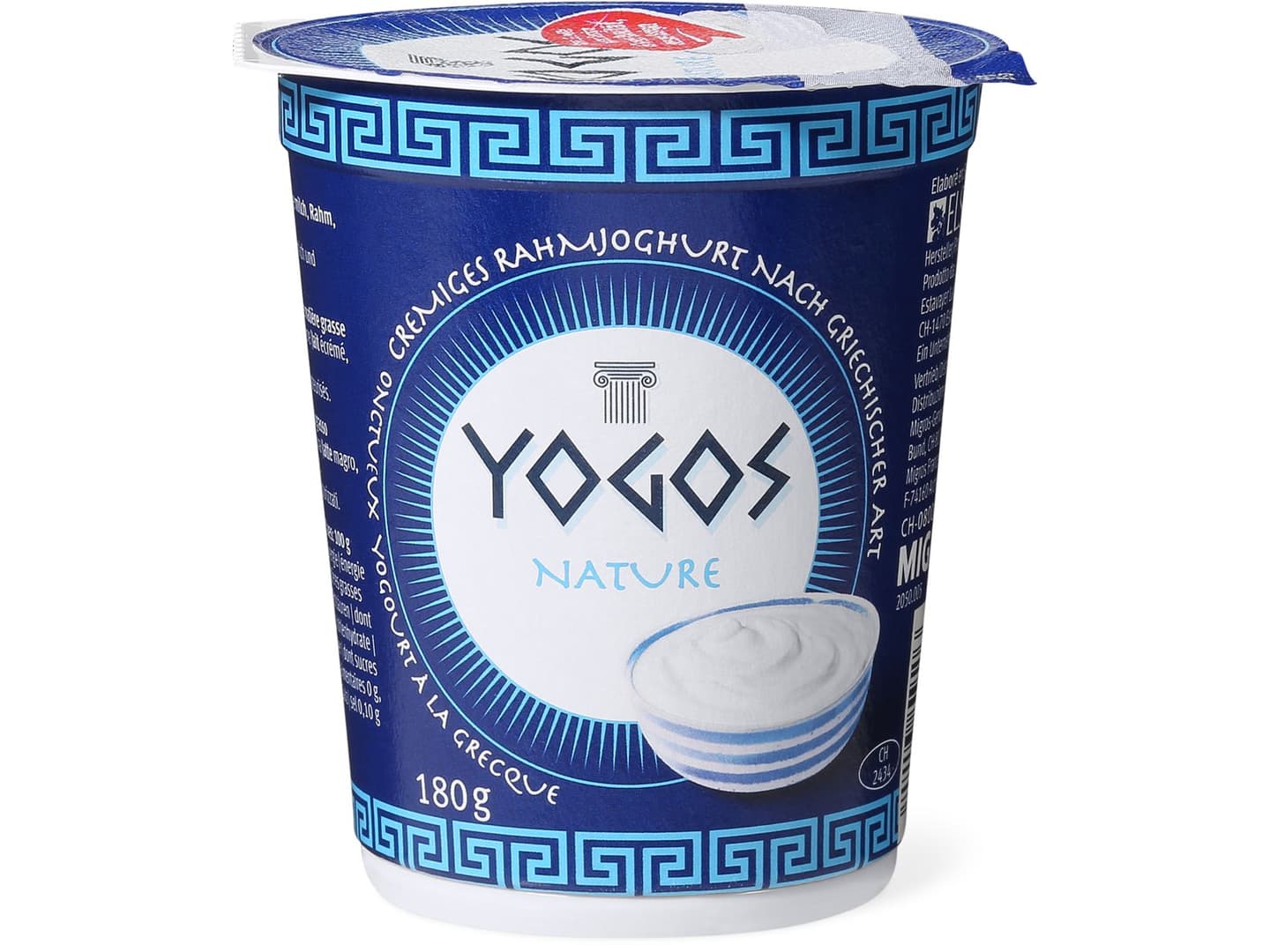 Yogos · Yogurt greco alla panna · Classic • Migros